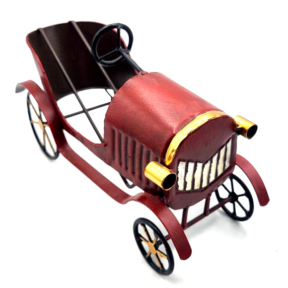 Unbranded | Dining | Red Metal Jalopy Car Shaped Wine Bottle Holder ...